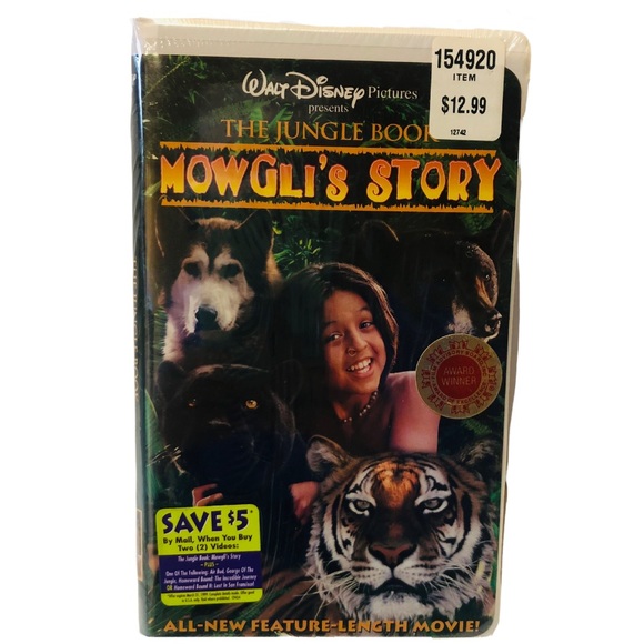 Disney | Toys | The Jungle Book 2 Mowglis Story Vhs 998 Brand New ...